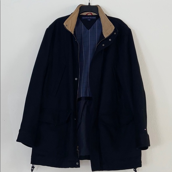 Tommy Hilfiger | Jackets & Coats | Tommy Hilfiger Mens Melton Stadium ...